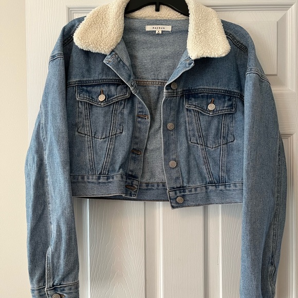 PacSun | Jackets & Coats | Pacsun Cropped Jean Jacket | Poshmark